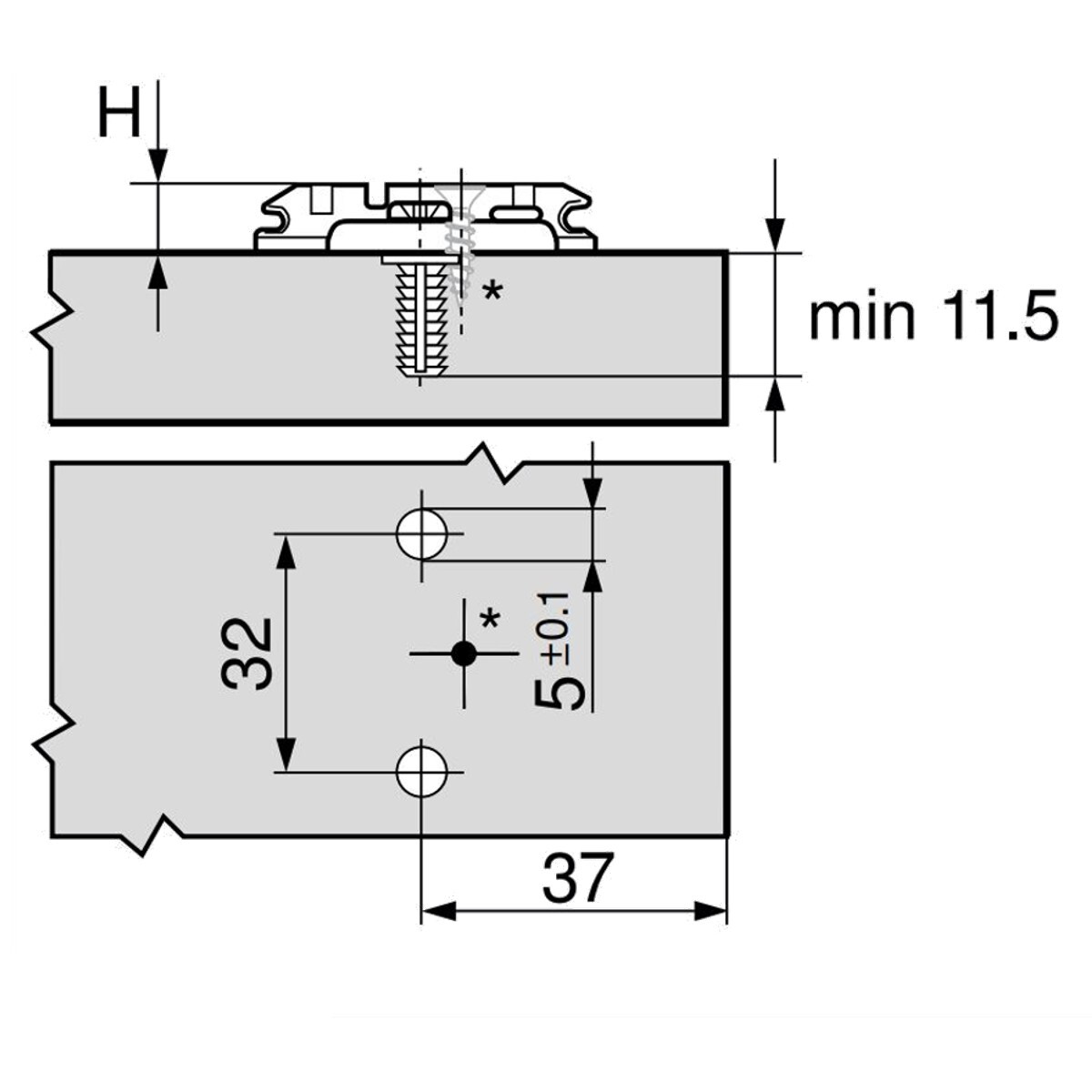 Blum Clip Top Full Overlay 95 Degree Blumotion Cabinet Hinge 71B9550 ...