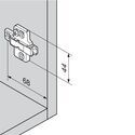 Blum Clip Top Full Overlay 95 Degree Blumotion Cabinet Hinge 71B9550 ...