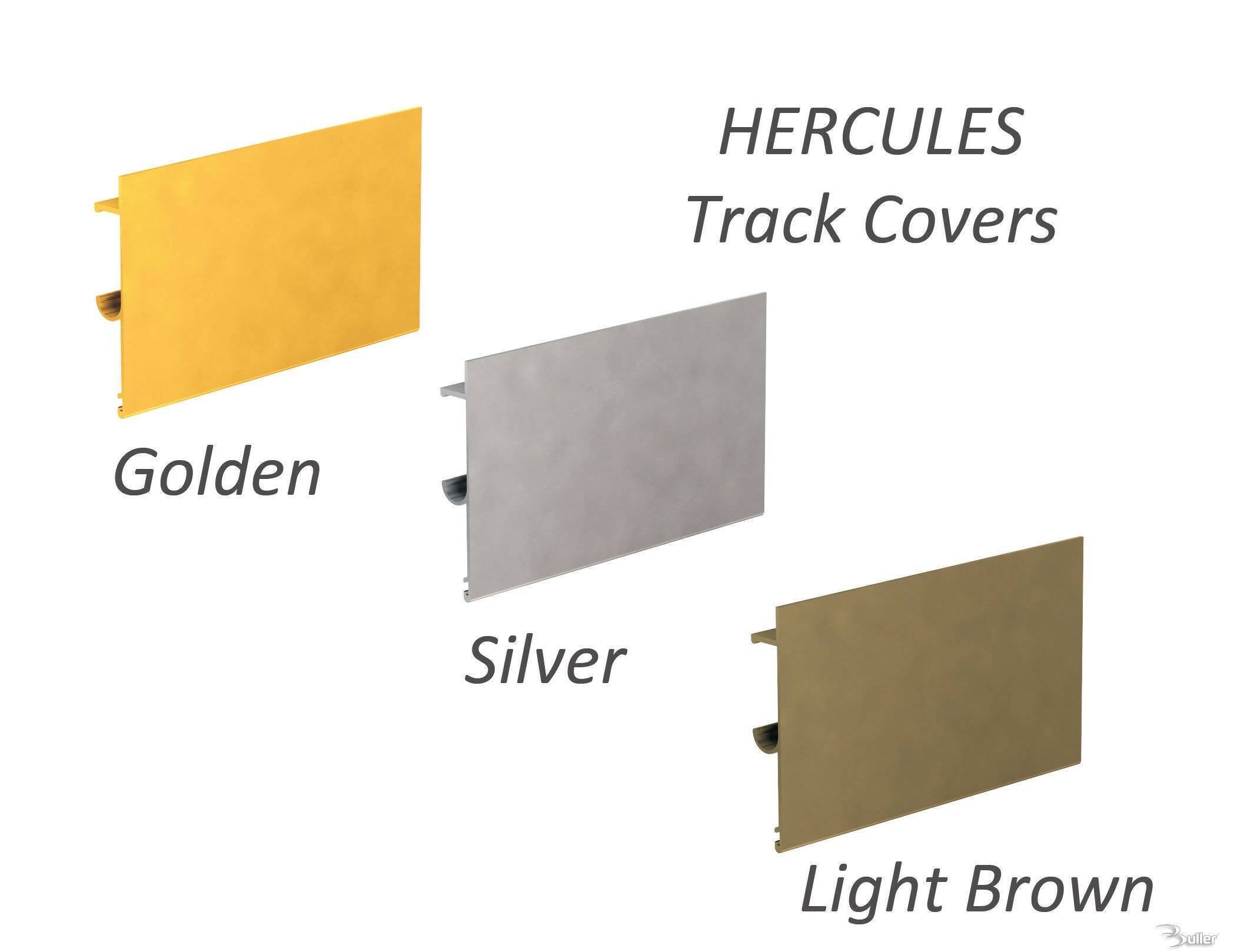 Pelmet Track Cover Anodised Aluminium Silver 1200mm